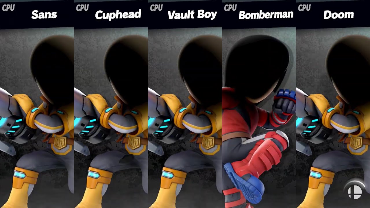 Super Smash Bros. Ultimate - Fight mii! Mii fighter fight - YouTube