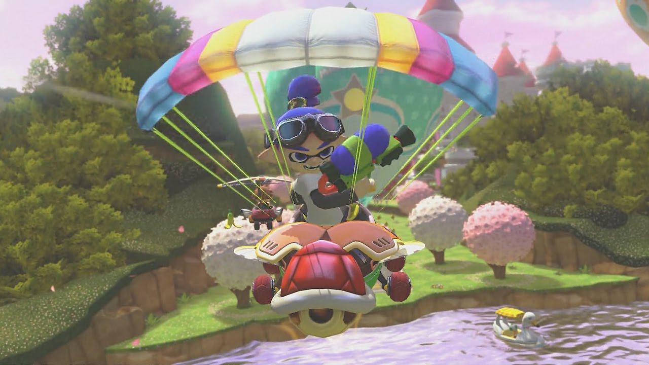 Mario Kart 8 Deluxe - Inkling Boy Racing Showcase - Royal Raceway ...