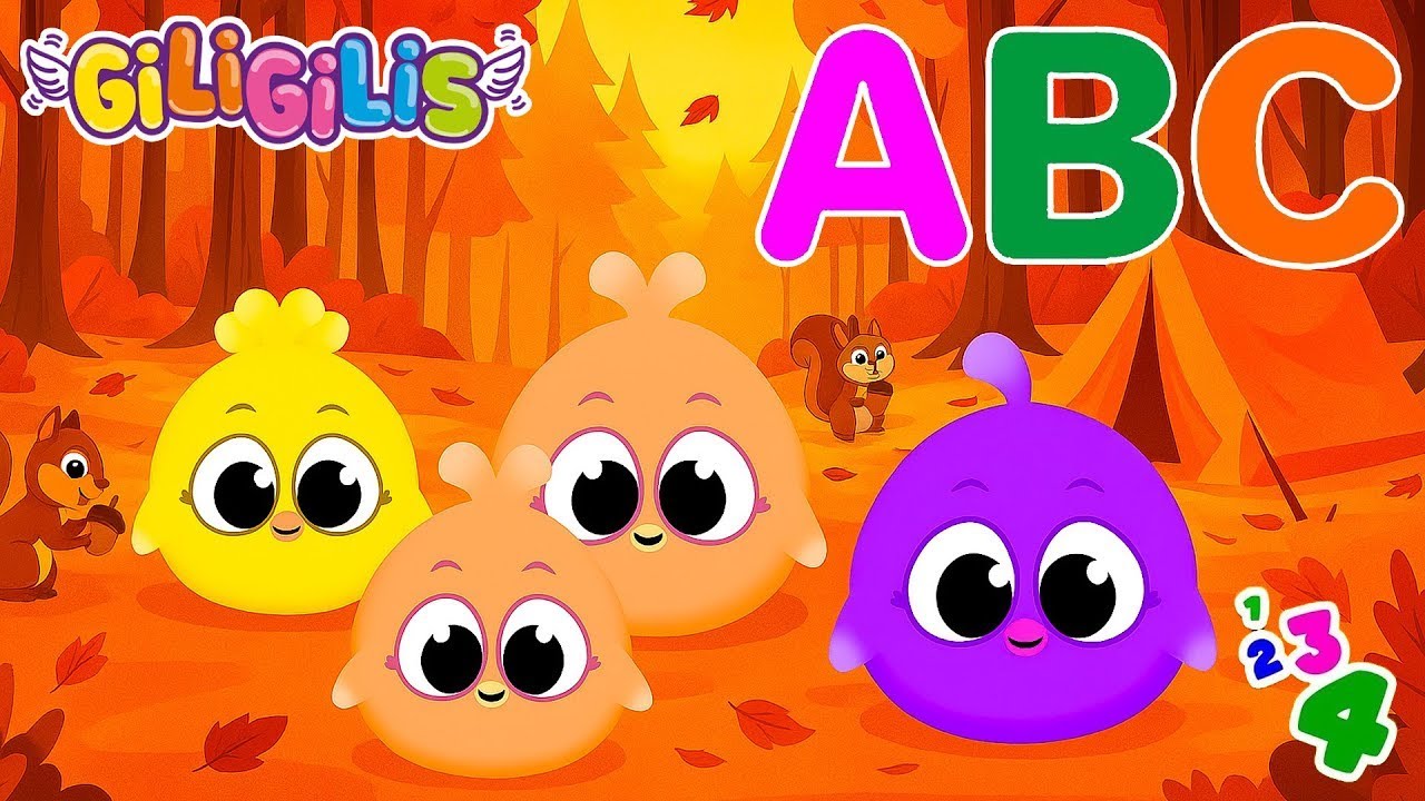 🍁 Giligilis Autumn Adventure! Laugh, Learn & Play with Leaves, Colors ...