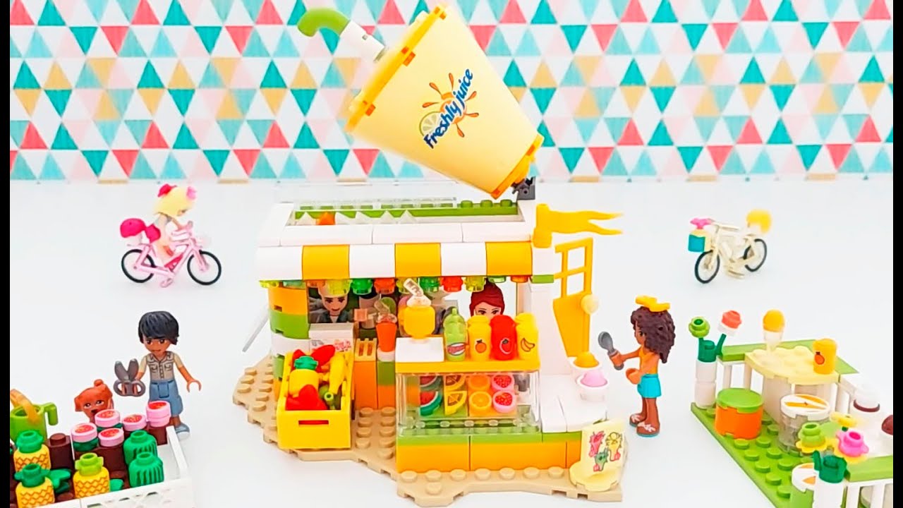 Lego Friends MOC Cafetería orgánica de Heartlake City Organic café ...