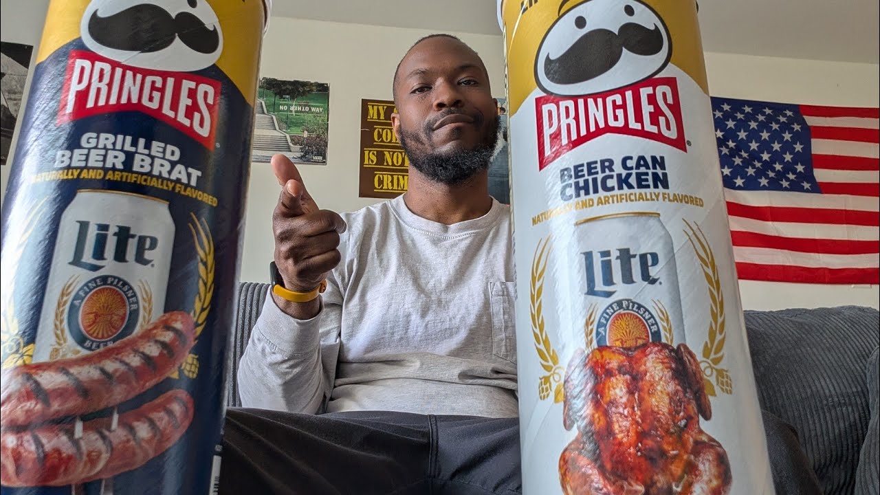 Review of Pringles x Miller Light Collabs: Beer Can Chicken and Grilled ...