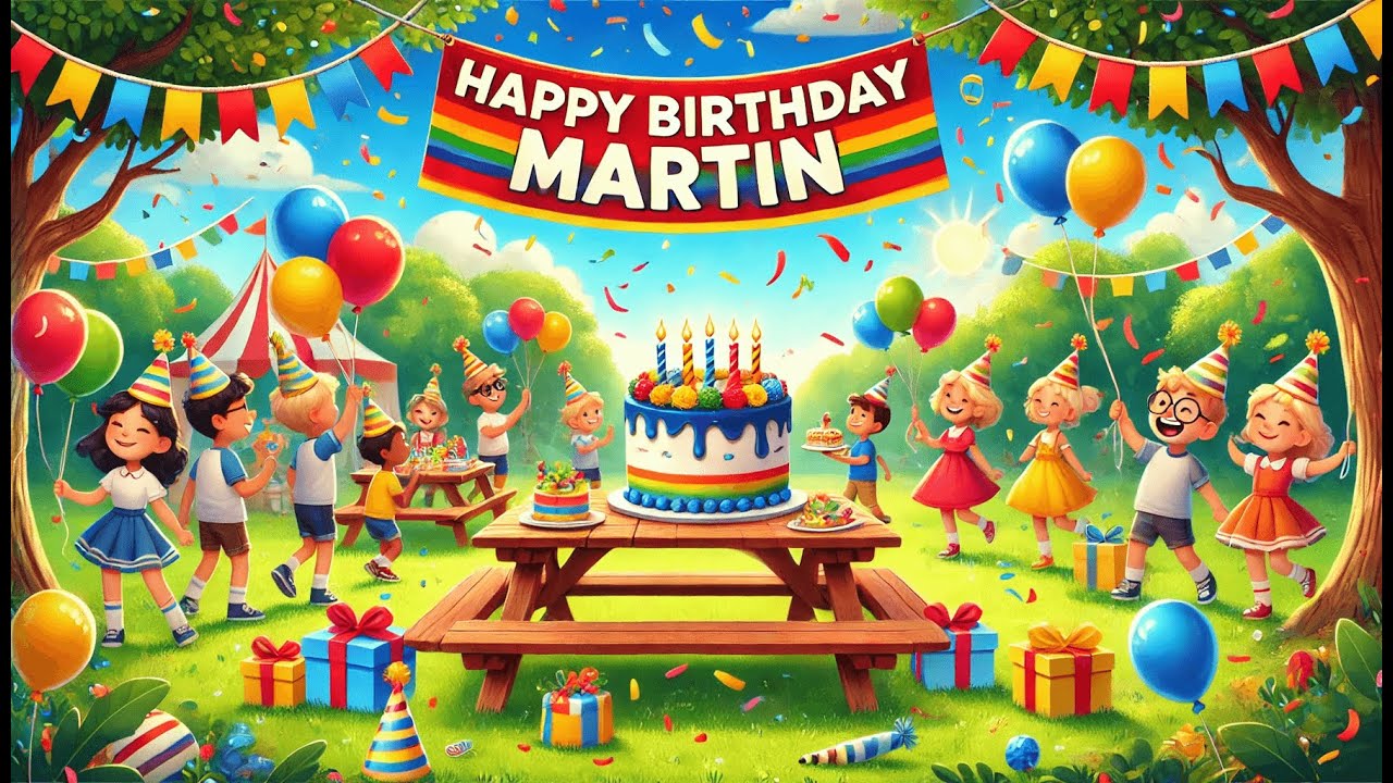 Happy Birthday Martin 🎉 Martin’s Epic Birthday Song – The Internet Can ...