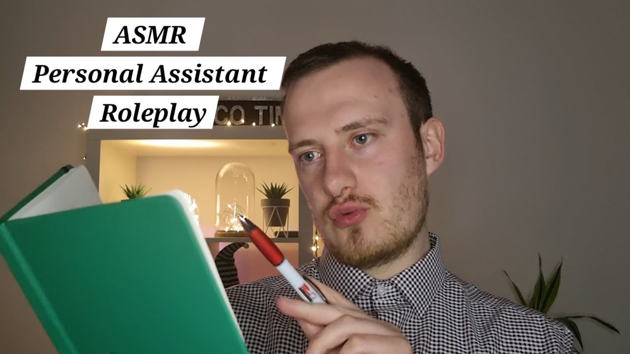 ASMR Roleplay Personal Assistant Plans Out Your Day 📒 - YouTube
