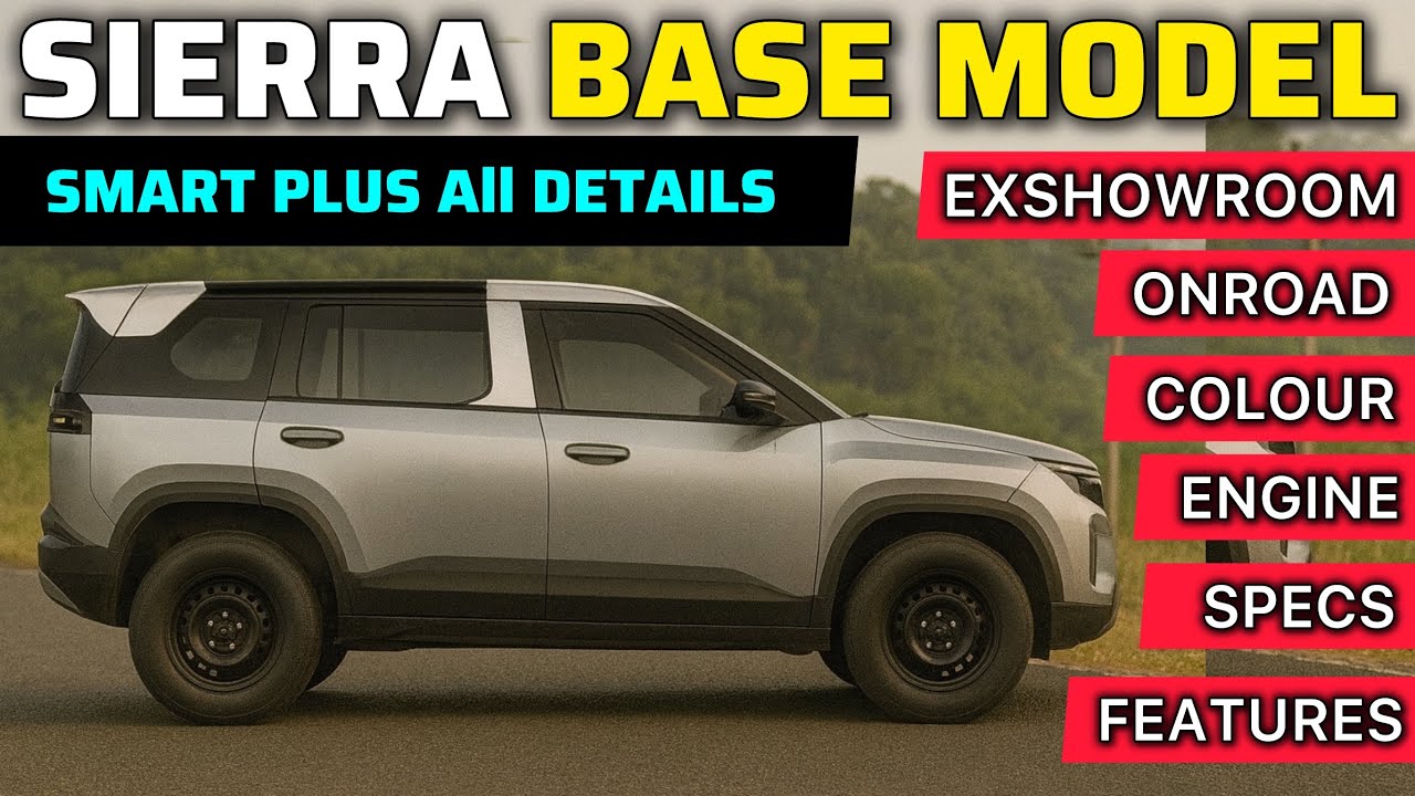 Tata Sierra Base Model Petrol & Diesel Price & All Details Tata Sierra ...