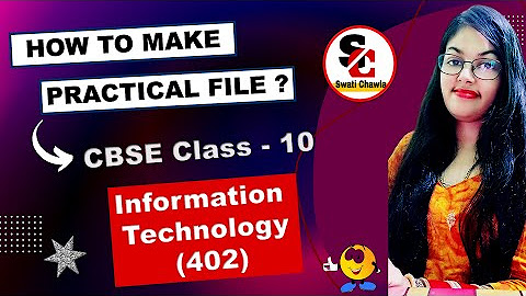 Class 10 IT Practical File and Project - YouTube