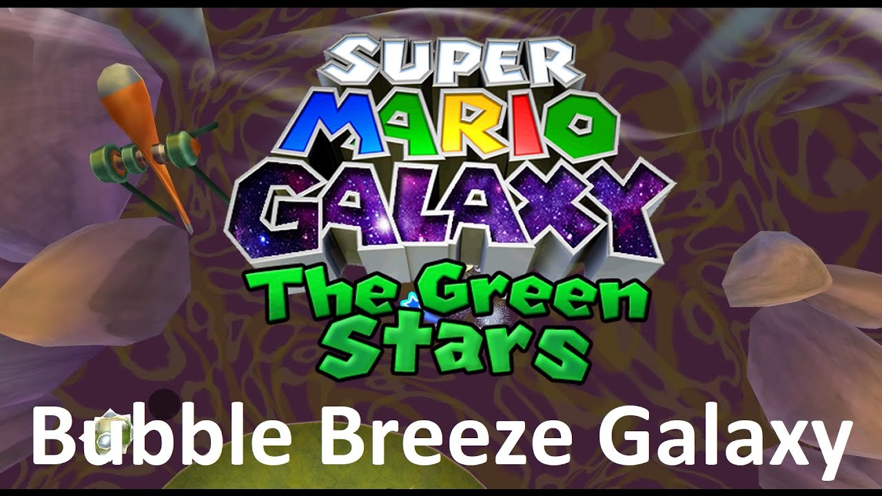 SMG The Green Stars | Bubble Breeze Galaxy | 100% Walkthrough - YouTube