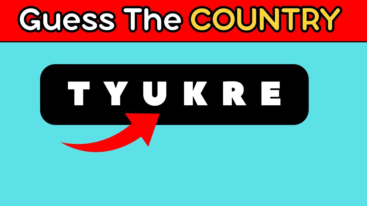 Guess the COUNTRY By Scrambled Words! 🌍 | Brain-Teasing Quiz by Quiz ...