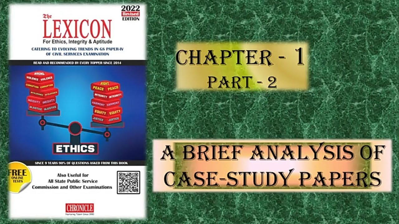 CHAPTER 1 (Part-2) (Brief Analysis of Case-Study papers) OF LEXICON FOR ...