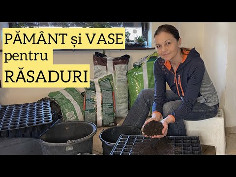 Pamant si vase pentru rasaduri - YouTube