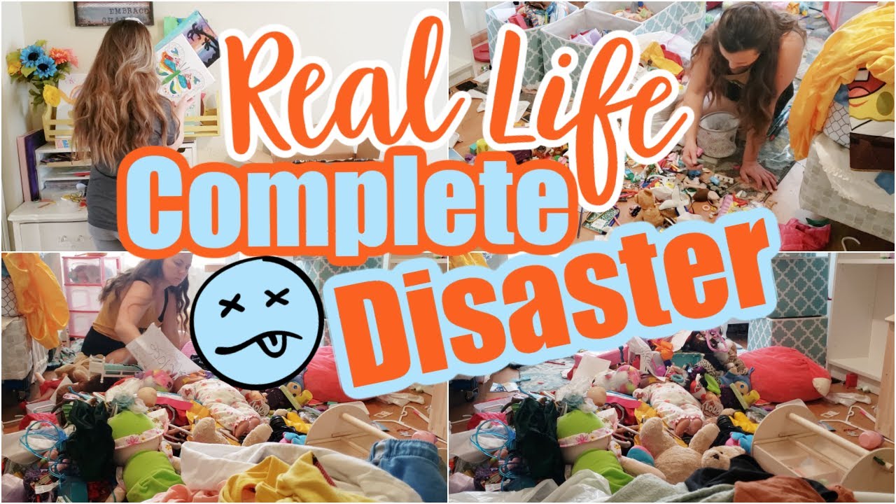 MESSY TO MINIMAL *REAL LIFE COMPLETE DISASTER MESSY ROOM CLEAN UP NEED ...