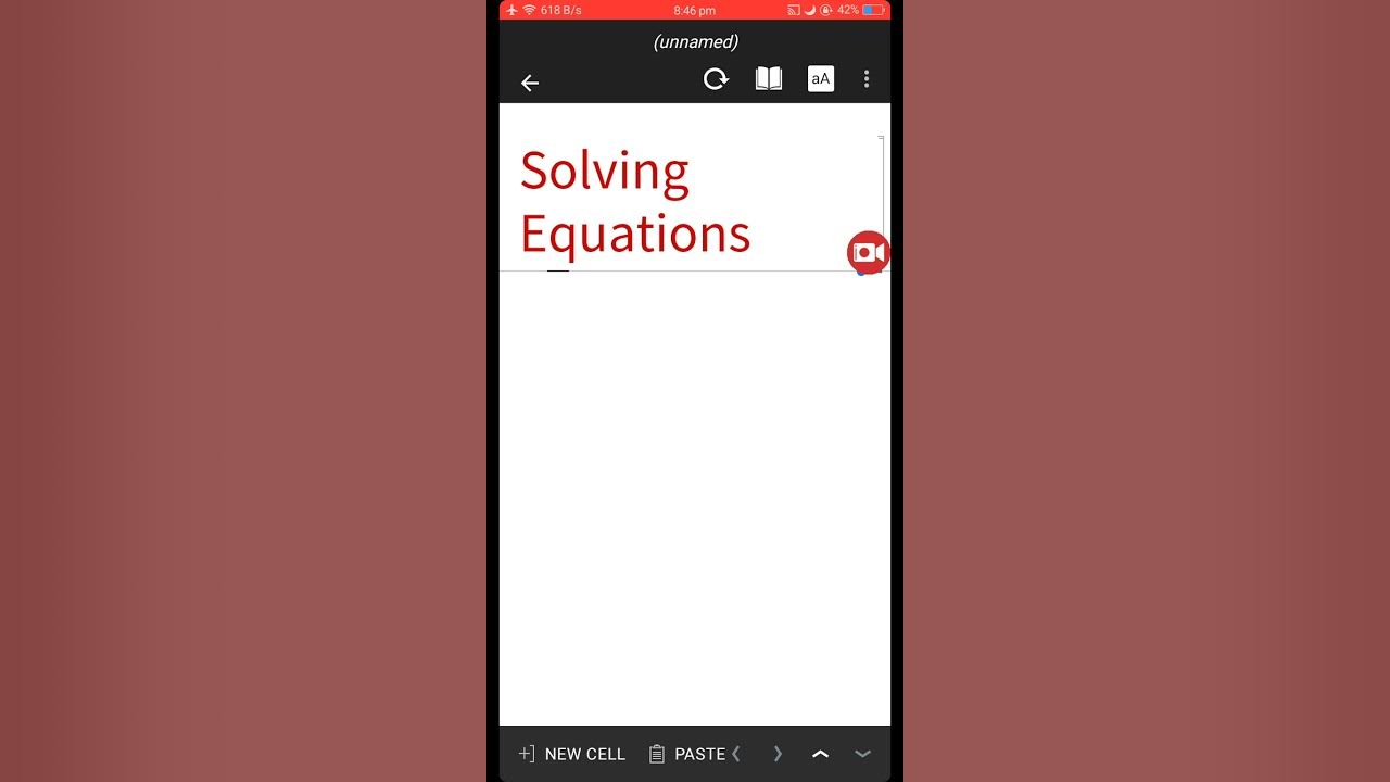 Solving equations with Solve, NSolve and Reduce command in mathematica (wolframcloud) - YouTube