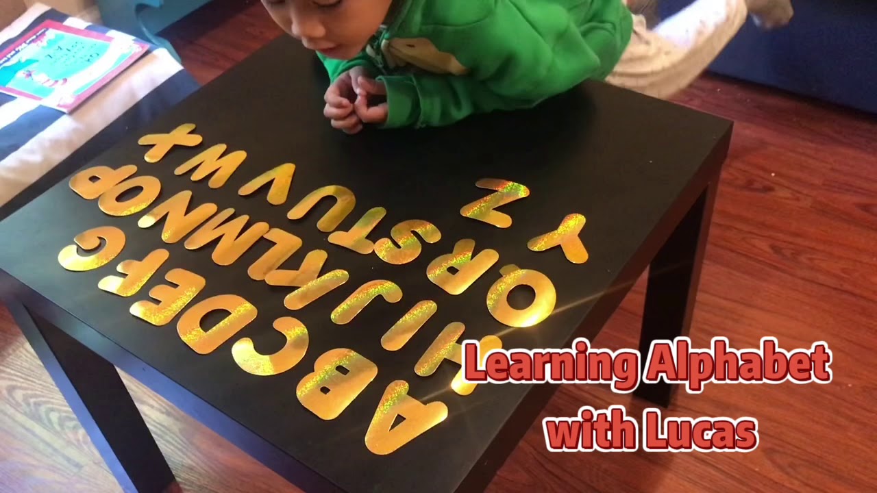 Learning Alphabet with lucas - YouTube