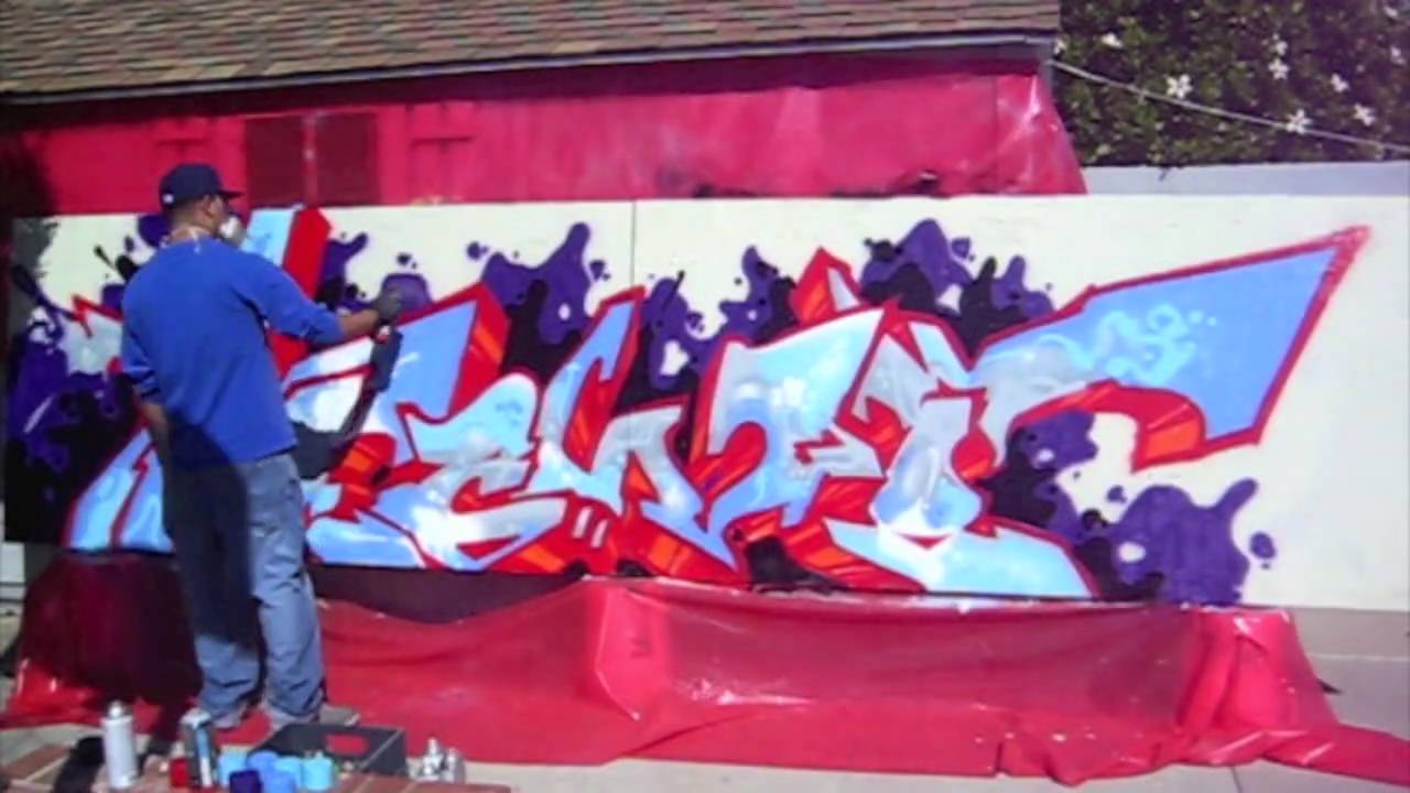 100% Raw Orange County Graffiti (The Mewtation) - YouTube