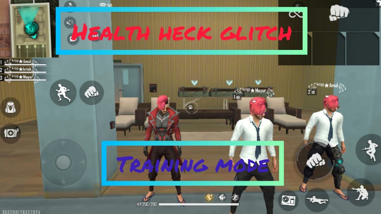 Training Glitch health hack training mode about - YouTube