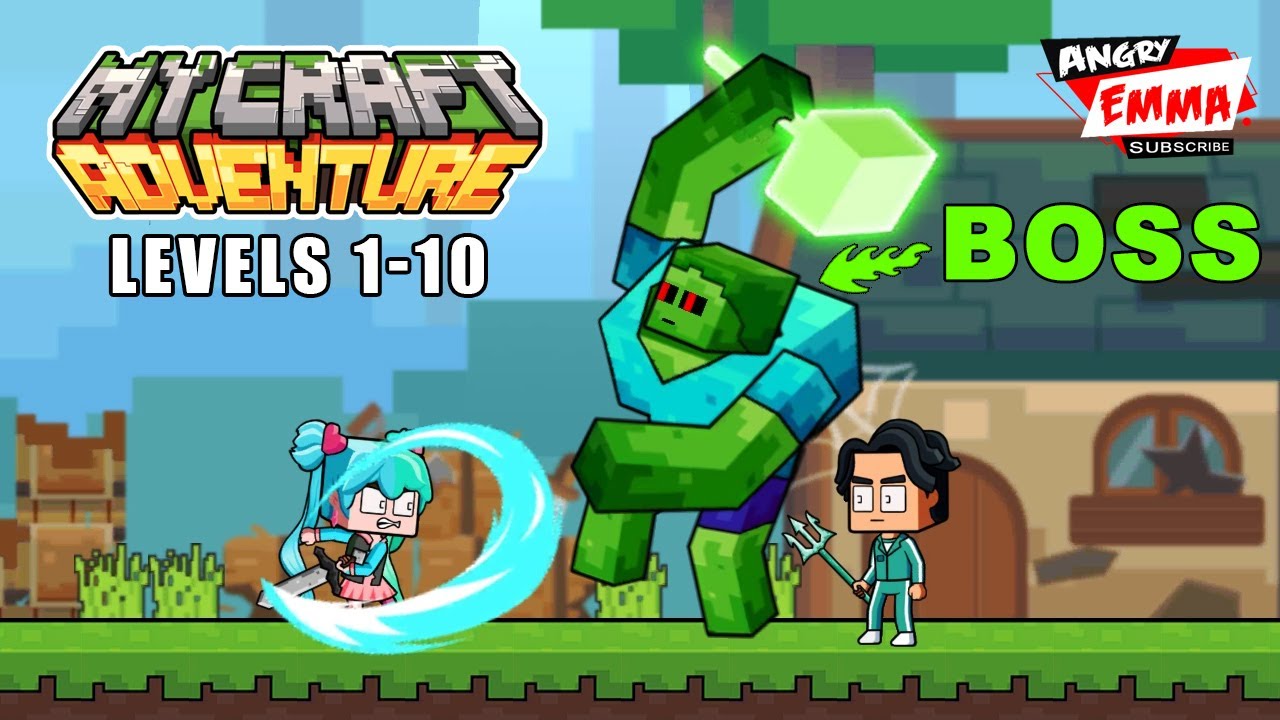 My Craft: Craft Adventure - Levels 1-10 + BOSS (Android Gameplay) - YouTube