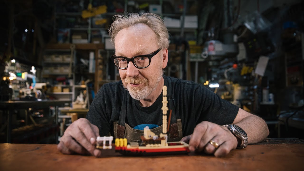 Adam Savage's Live Builds: LEGO Orca Fishing Boat (from Jaws!) - YouTube