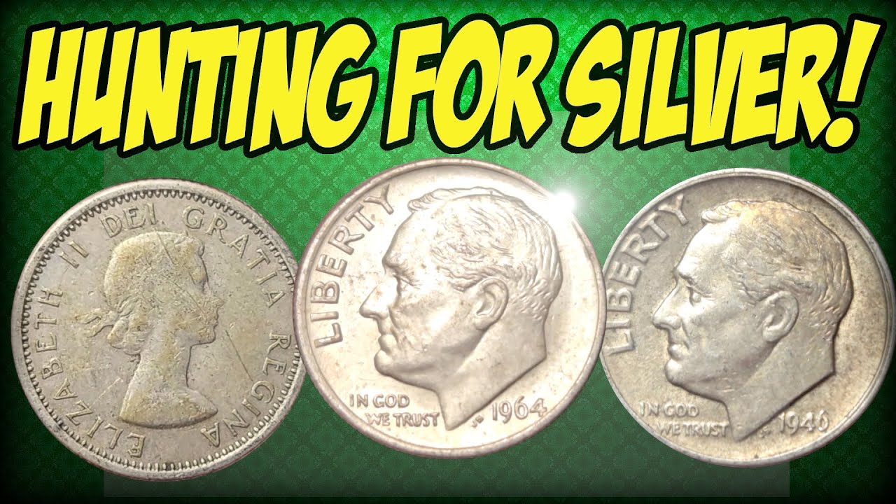 FINDING SILVER!!! (COIN ROLL HUNTING DIMES) *20,000 DIMES HUNTED* - YouTube
