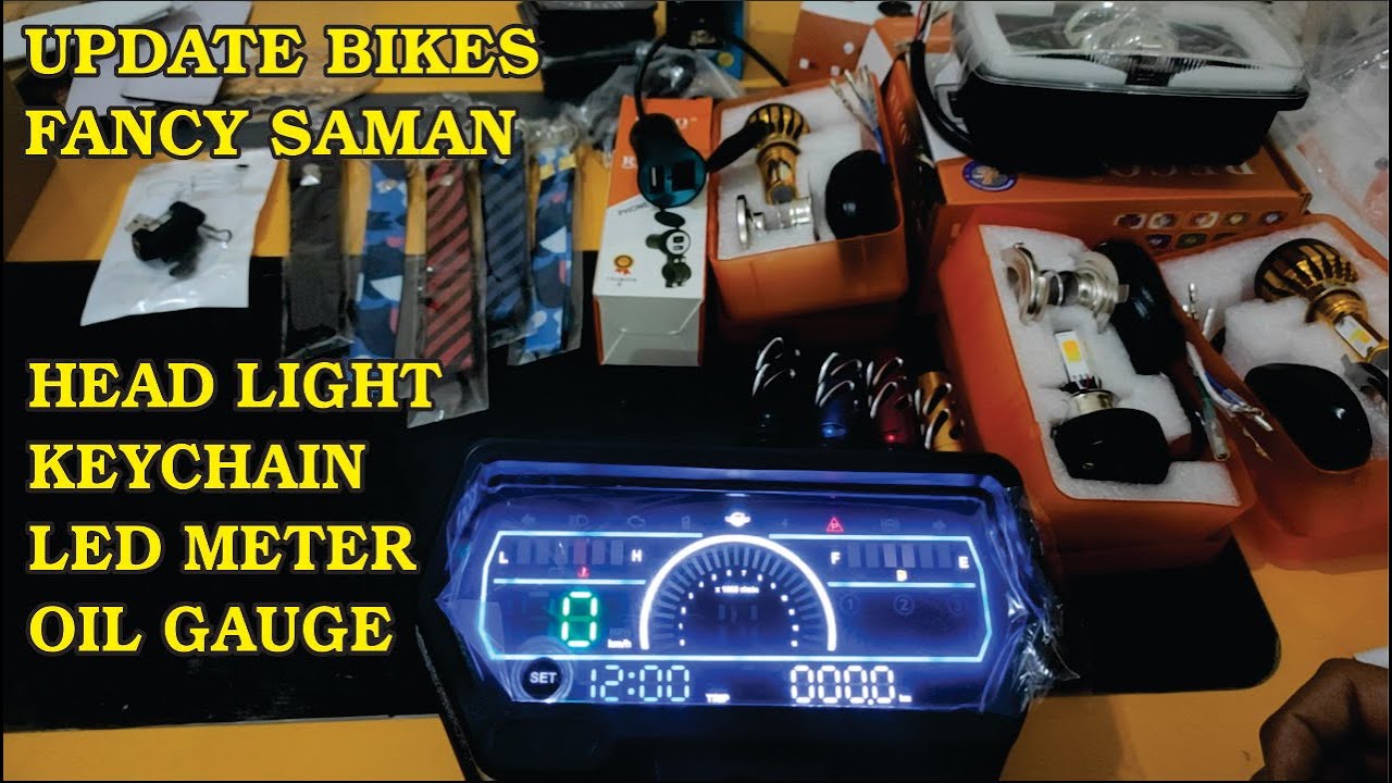 HeadLights LED meter 125 or 70 Bike Decorations Accessories ,HONDA 125 ...