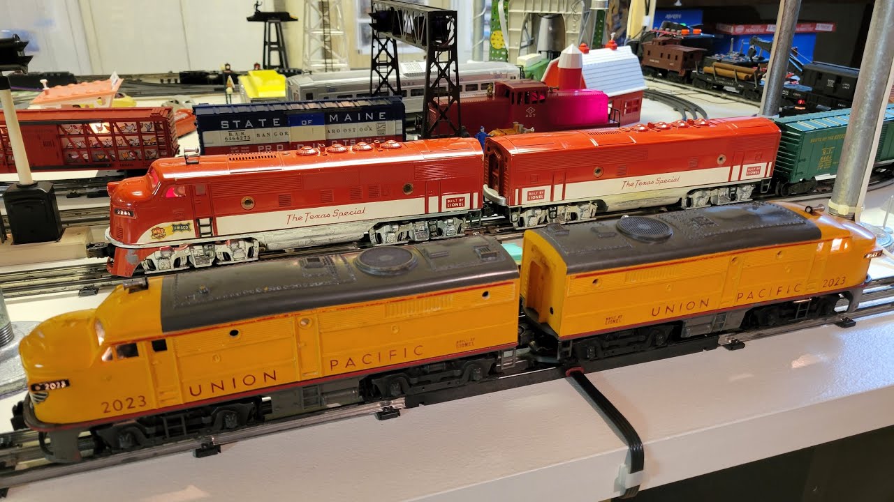 1950 Lionel Union Pacific Freight Set #1467W Part 3 – Finished Layout ...