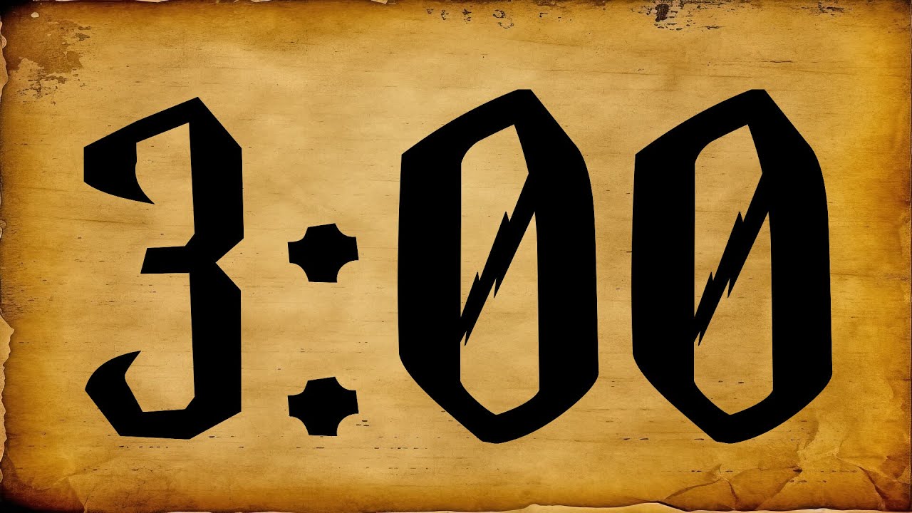 Harry Potter Countdown Timer - 3 minutes - YouTube
