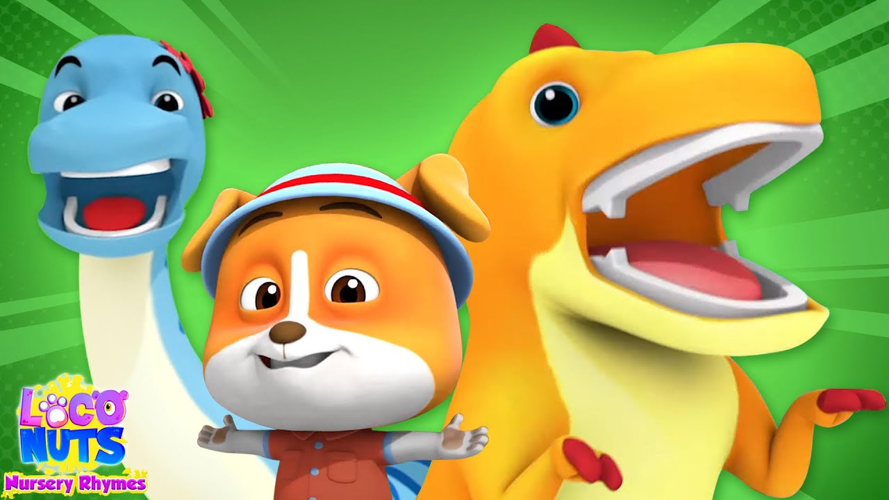 Dinosaur Song, Animal Cartoon Videos And Kids Songs by Loco Nuts ...