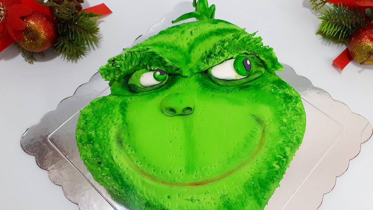 Como hacer una torta de el Grinch| How to make a Grinch cake - YouTube
