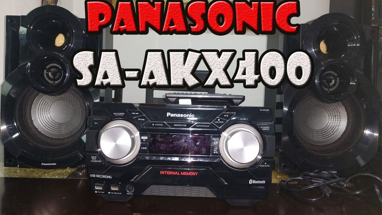 Panasonic SA-AKX400 Vista Rapida del Minicomponente - YouTube
