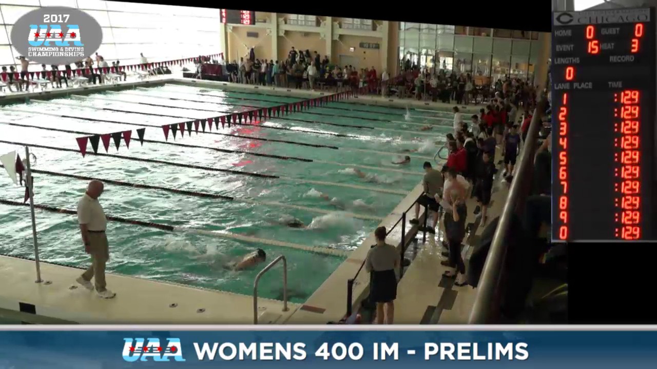 2017 UAA Swim/Dive Conf. Chams - Fri Swim Prelims - YouTube