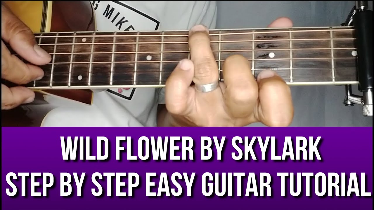 WILD FLOWER BY SKYLARK STEP BY STEP GUITAR TUTORIAL BY PARENG MIKE ...