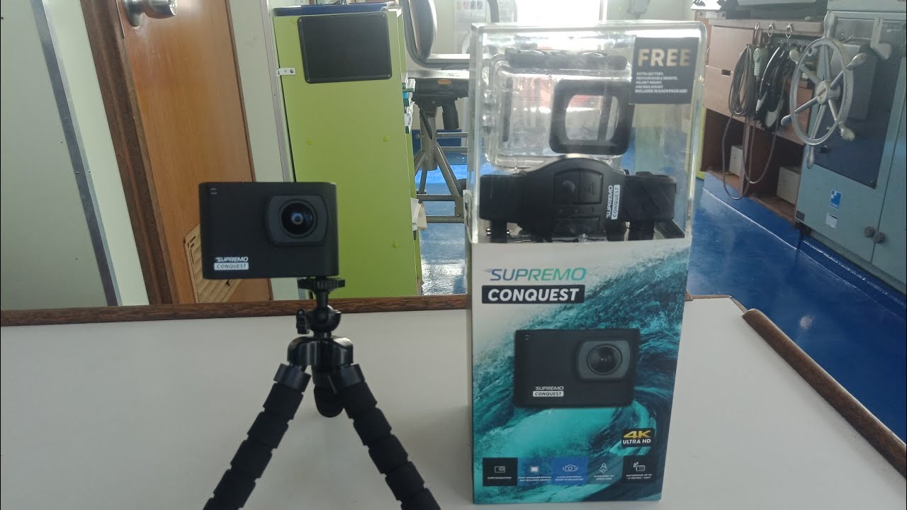 SUPREMO CONQUEST 4K HD ACTION CAMERA , ,VIDEO and photo test - YouTube