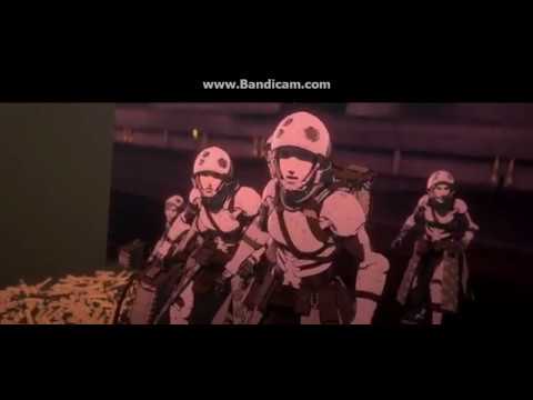 BLAME! Cargo team first - Fighters cover them