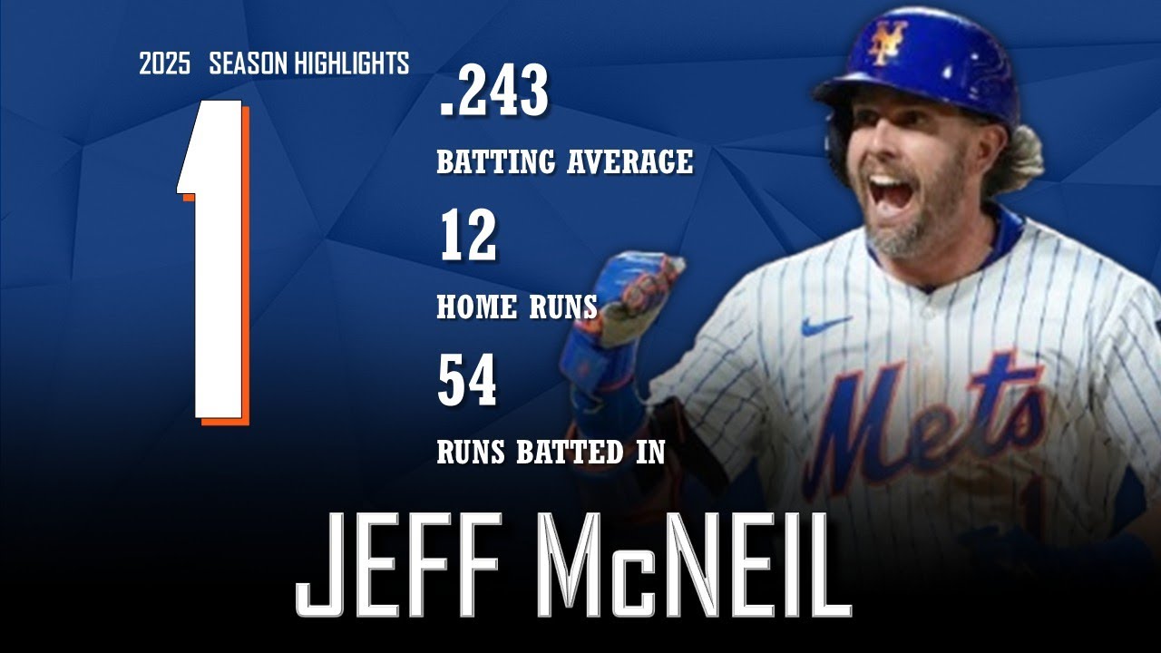 Jeff McNeil || 2025 New York Mets Highlights - YouTube