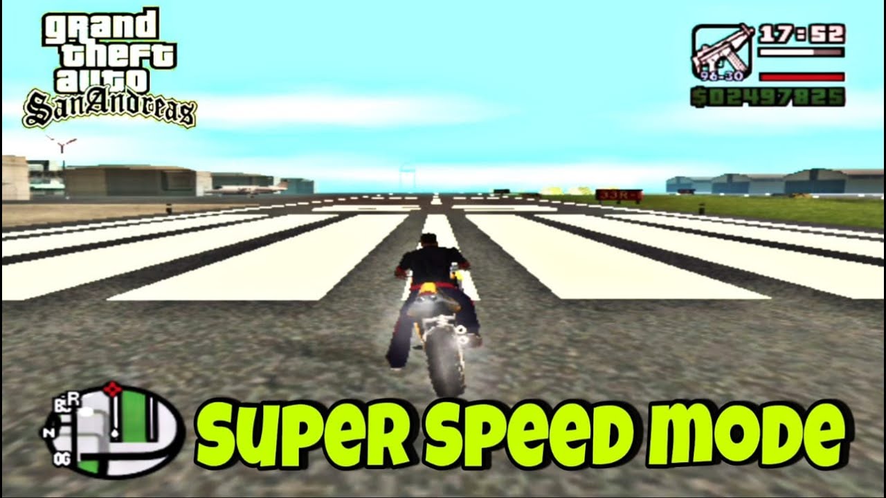 Super Speed Mode | GTA San Andreas | Fastest Bike Run - YouTube