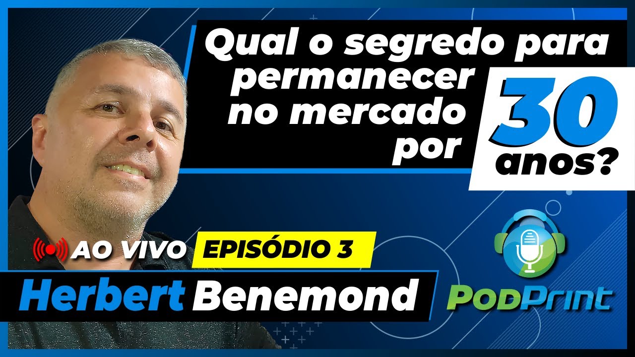 Herbert da Ultra-V Print com toda sua bagagem no PodPrint - YouTube