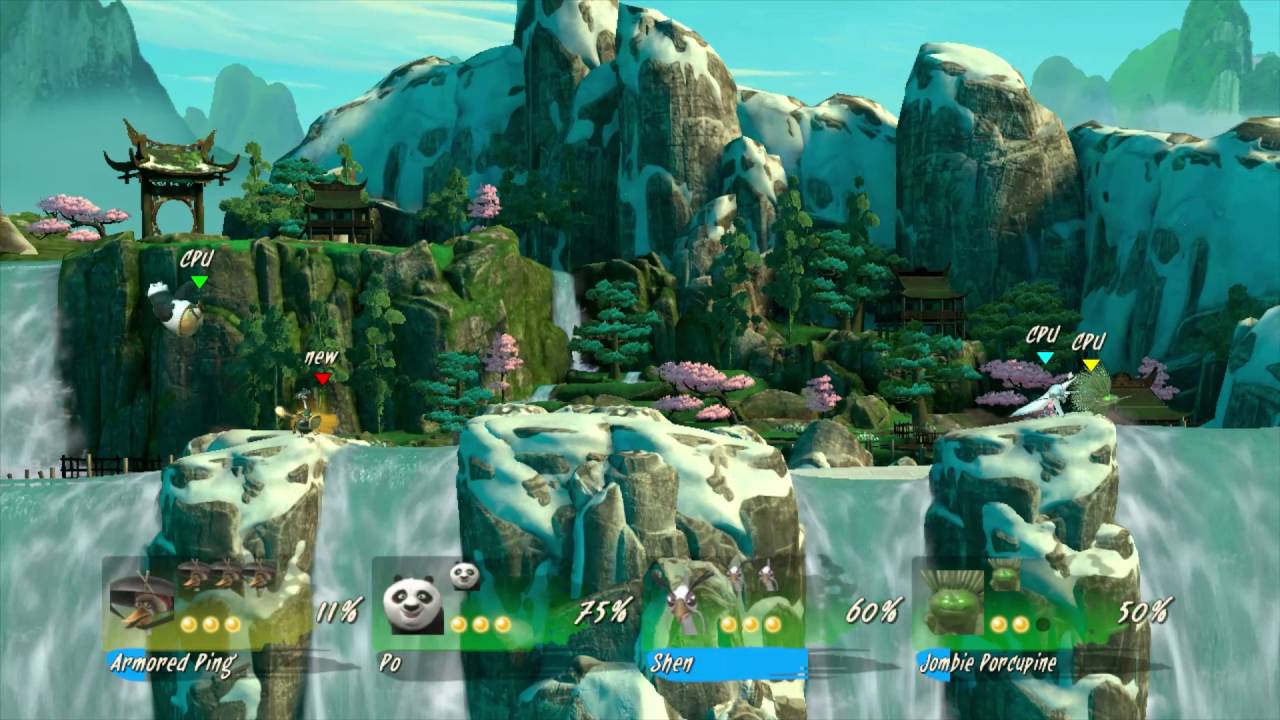 Kung fu panda showdown of legendary legends .... armored ping, po, shen ...