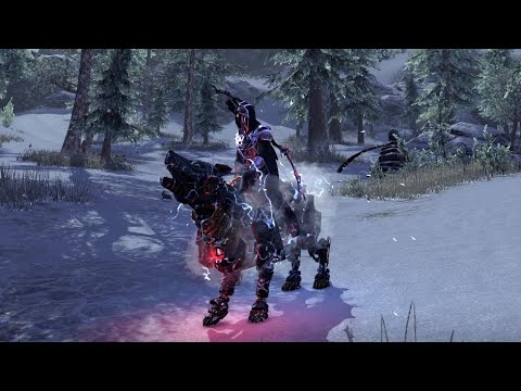 Ebon Dwarven Wolf Mount - Elder Scrolls Online - YouTube