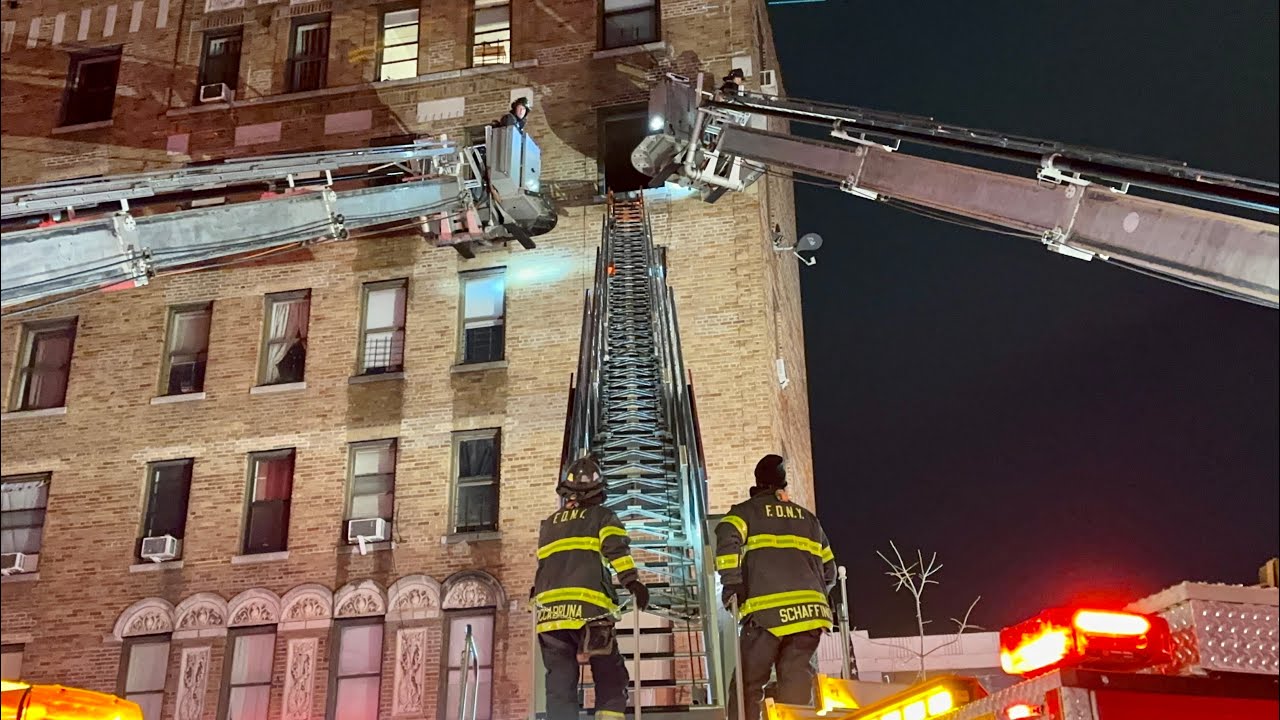FDNY Manhattan 10-75 Box 1802 Fire was on the 5th Floor of a 6 Story H ...