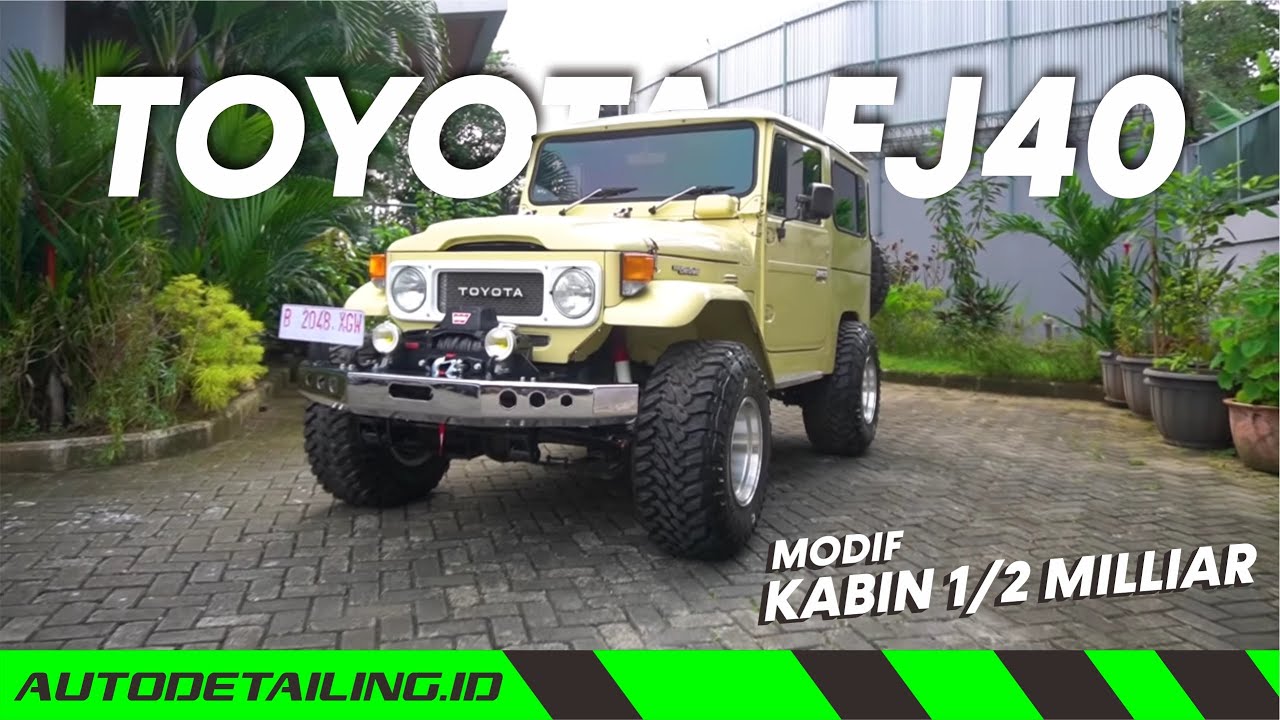 Modifikasi TOYOTA FJ40 460 Juta Super Mewah | Modifikasi Toyota Eps.24 ...