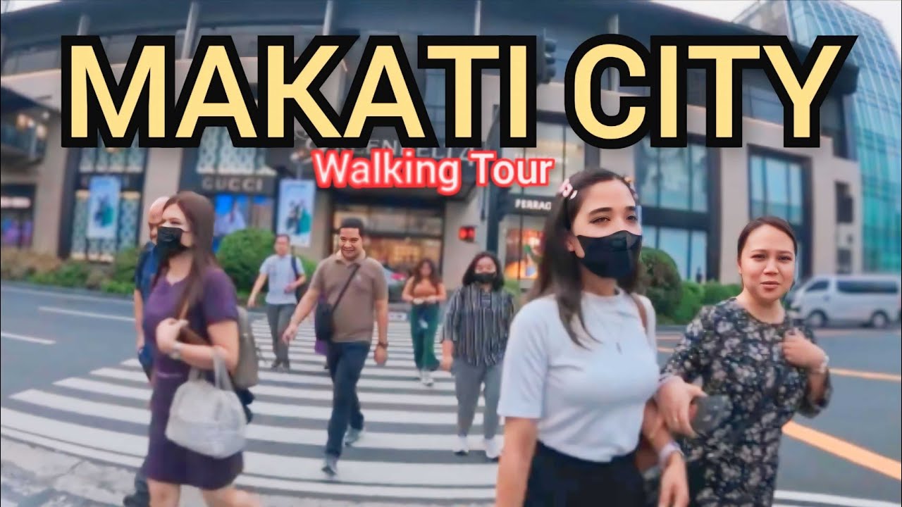 Walking around Makati City Philippines -Virtual Walk - YouTube