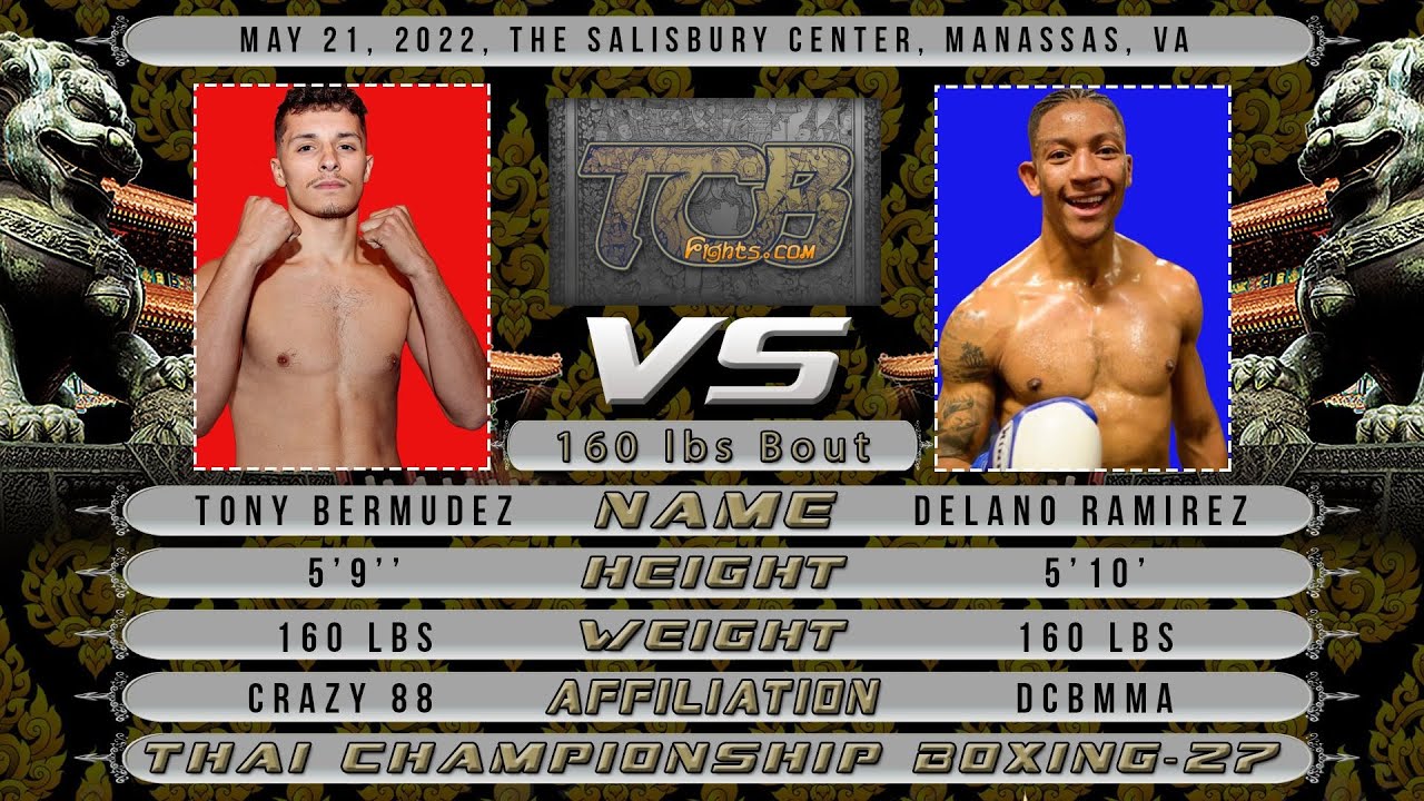 TCB 27 - Tony Bermudez vs Delano Ramirez - YouTube