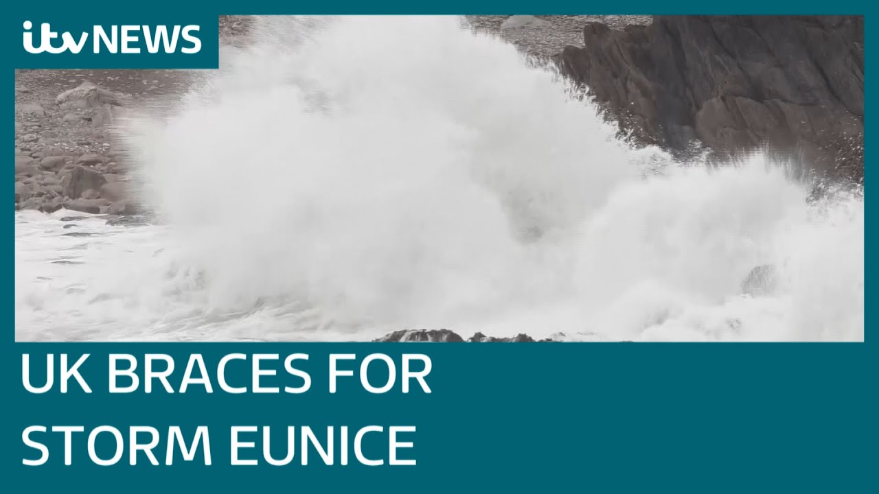 Storm Eunice: Met Office issues rare red 'danger to life' warning as ...