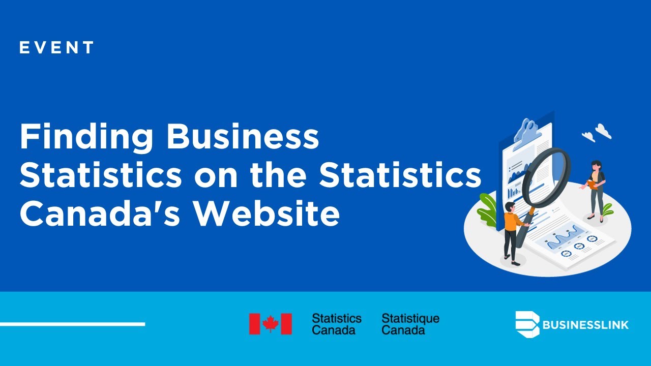 Finding Business Statistics on the Statistics Canada Website - YouTube