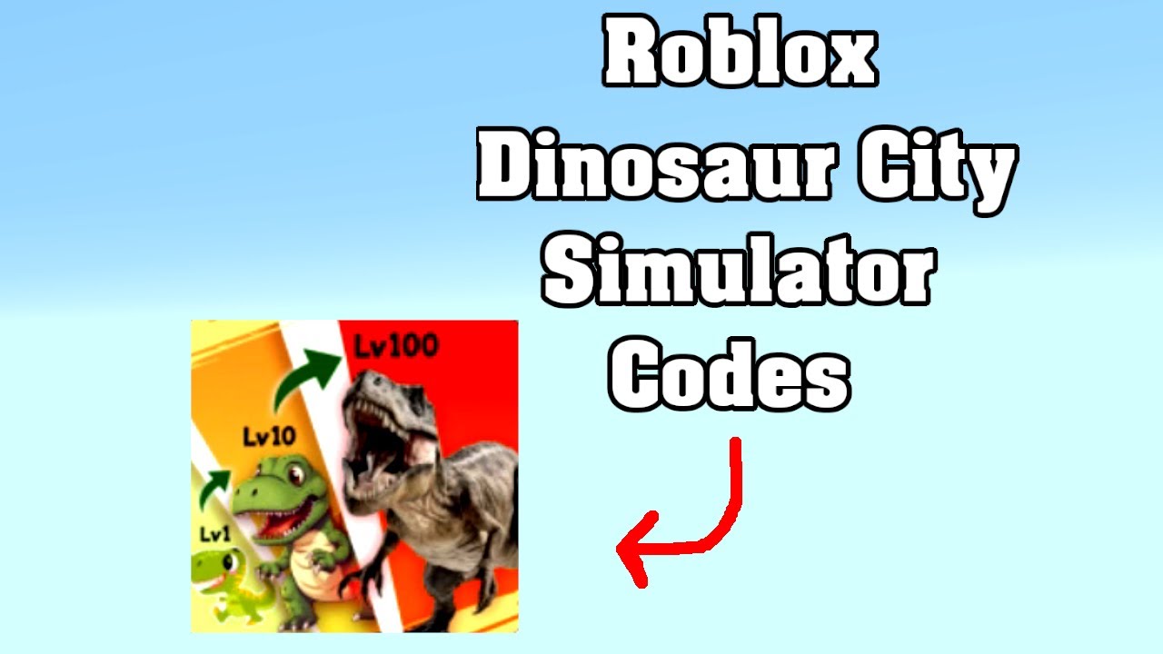 Roblox Dinosaur City Simulator Codes ! 😱 - YouTube