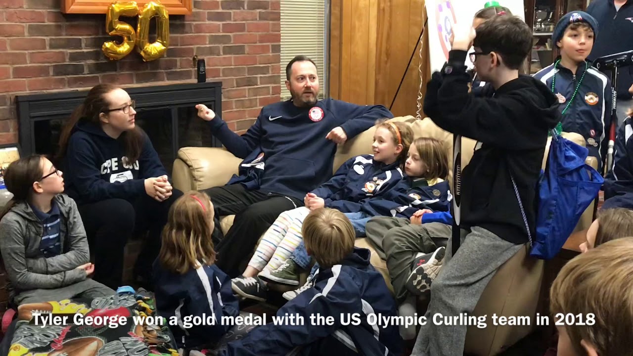 Olympian Tyler George talks about receiving the wrong gold medals - YouTube