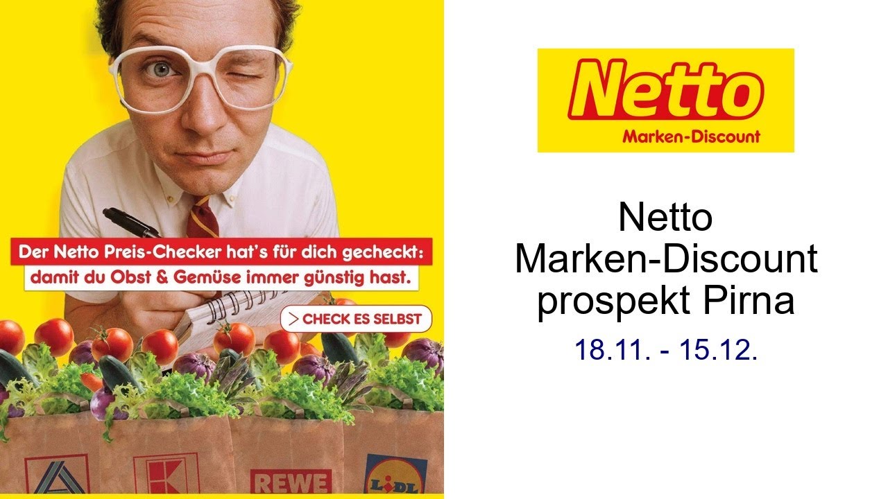 Netto Marken-Discount prospekt Pirna 18.11. - 15.12. - YouTube