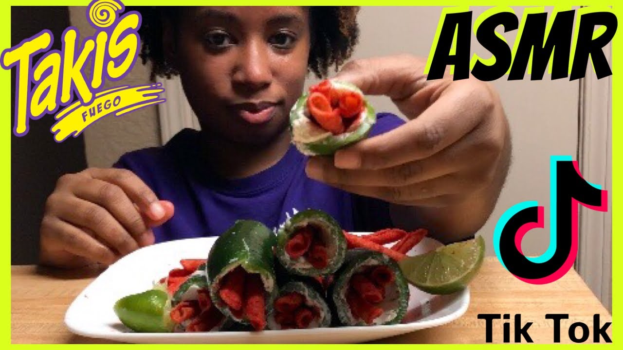 ASMR VIRAL TIK TOK SNACK TAKIS & JALAPENO MUKBANG | Challenge | Extreme ...
