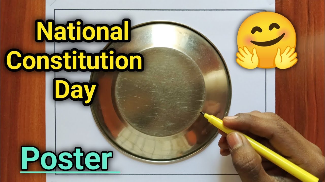National Constitution Day Drawing / Indian Constitution Day Drawing ...