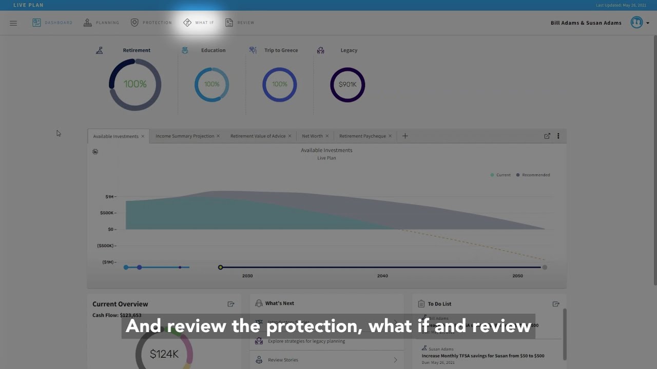 Take a Tour of Conquest's Intuitive Financial Planning Software - YouTube