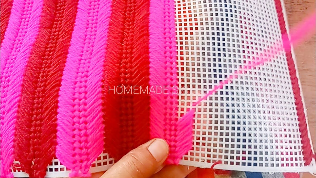 New Plastic Canvas Handfan Design|Handfan Design|Plastic Handfan Design ...