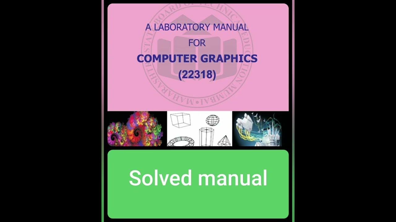 computer graphics (cgr) manual solved #diploma #computerengineering #computergraphics #manual ...